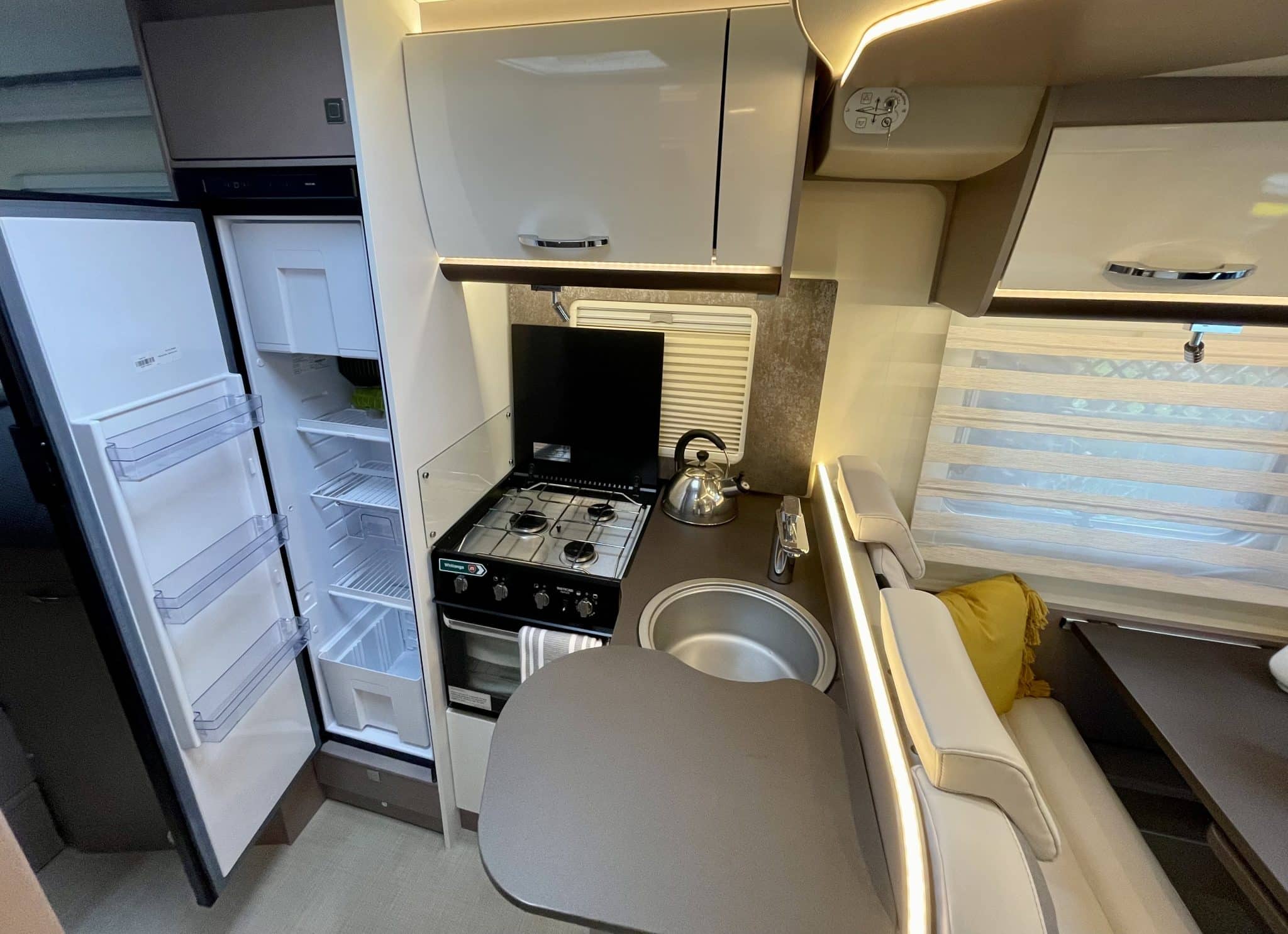Small kitchen...? No worries! - Roam Motorhomes - Luxury Motorhomes NZ